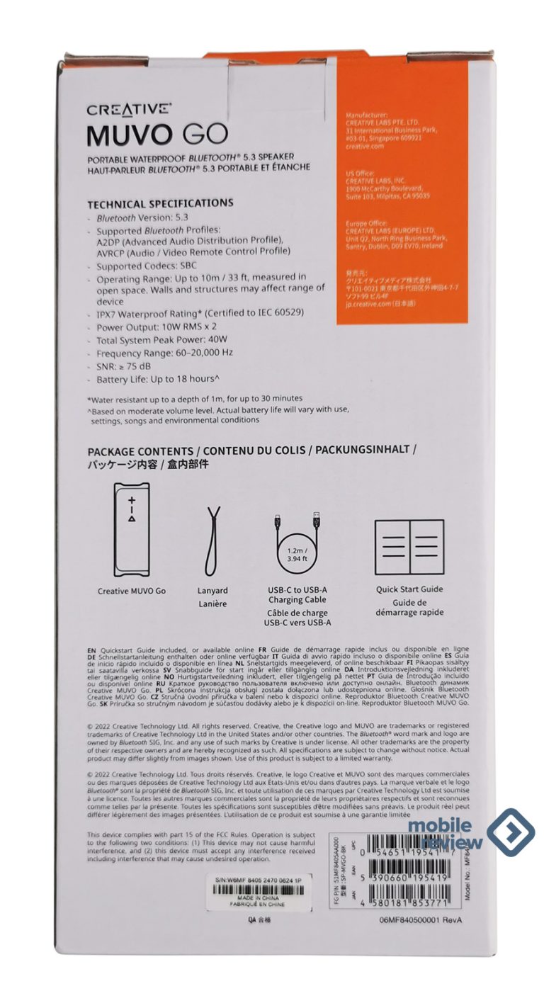 Обзор портативной колонки Creative Muvo Go. Послушай КиШа на природе ...