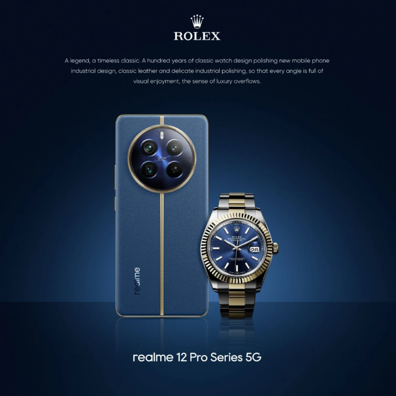 Realme выпустит смартфон в коллаборации с производителем роскошных часов Rolex — Mobile-review ...
