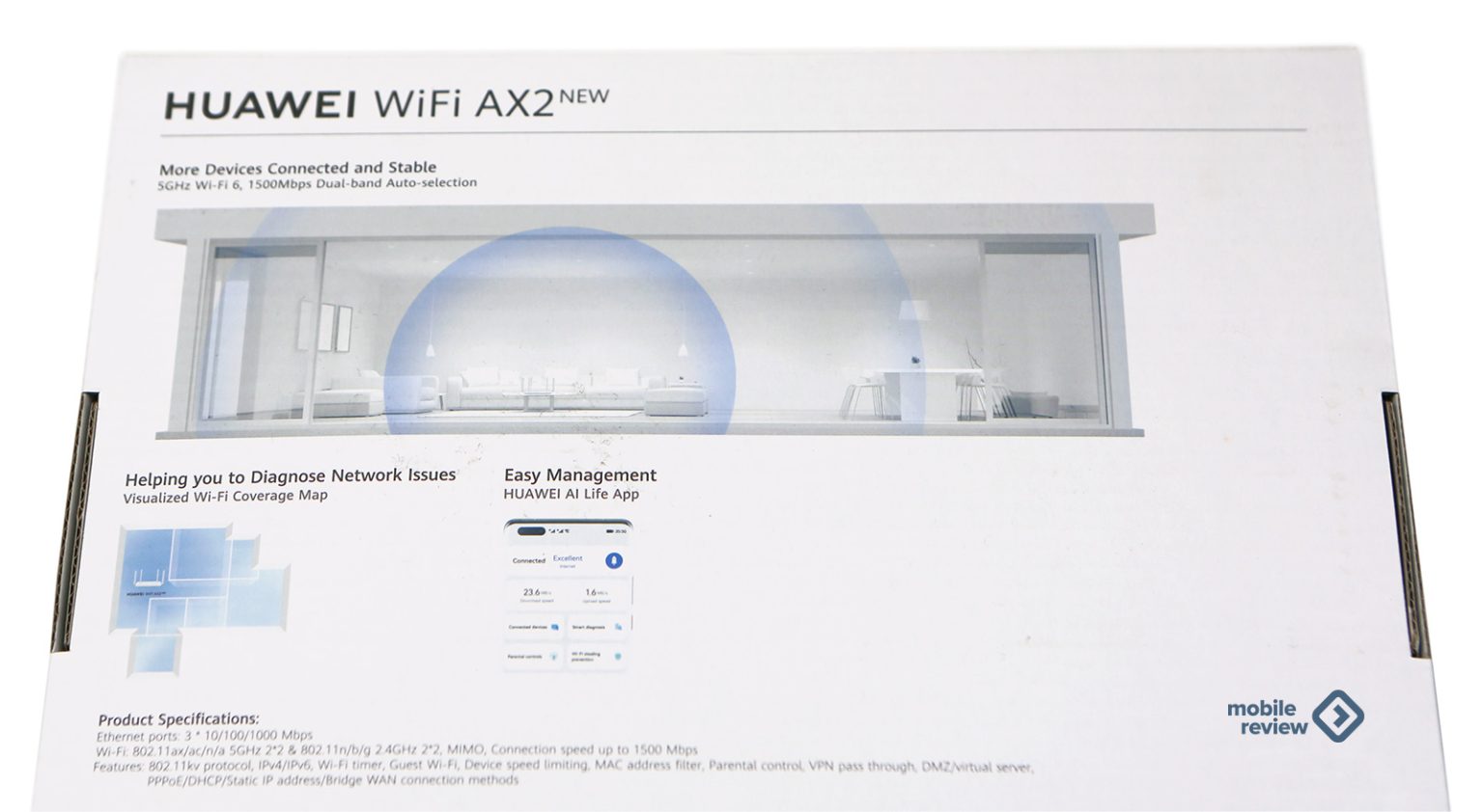 Обзор домашнего роутера Huawei WiFi AX2 New (WS7001-22) — Mobile-review ...