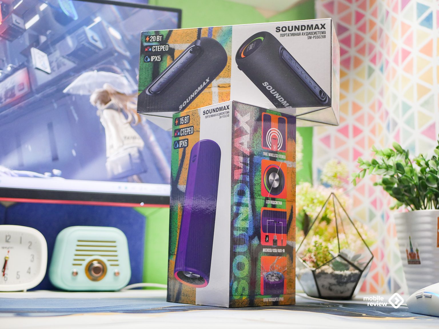 Обзор и сравнение колонок Soundmax SM-PS5024B и SM-PS5026B — Mobile ...