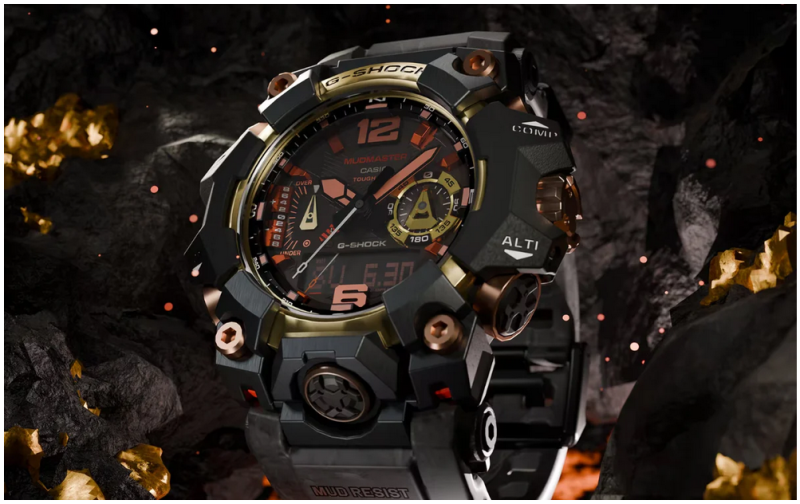 Casio представила часы Mudmaster GWG-B1000MG-1A9 с дизайном в виде ...