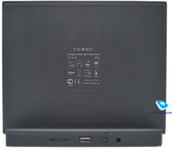 Mobile-review.com Обзор фоторамки Texet TF-618