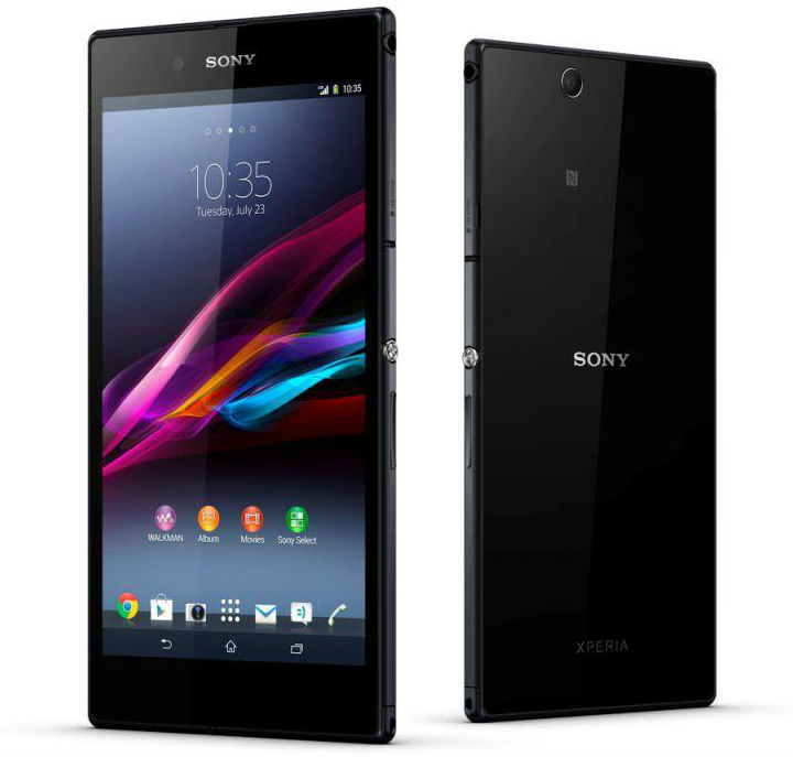Sony introduced the smartphone Xperia Z Ultra with a 6.4-inch Full HD ...